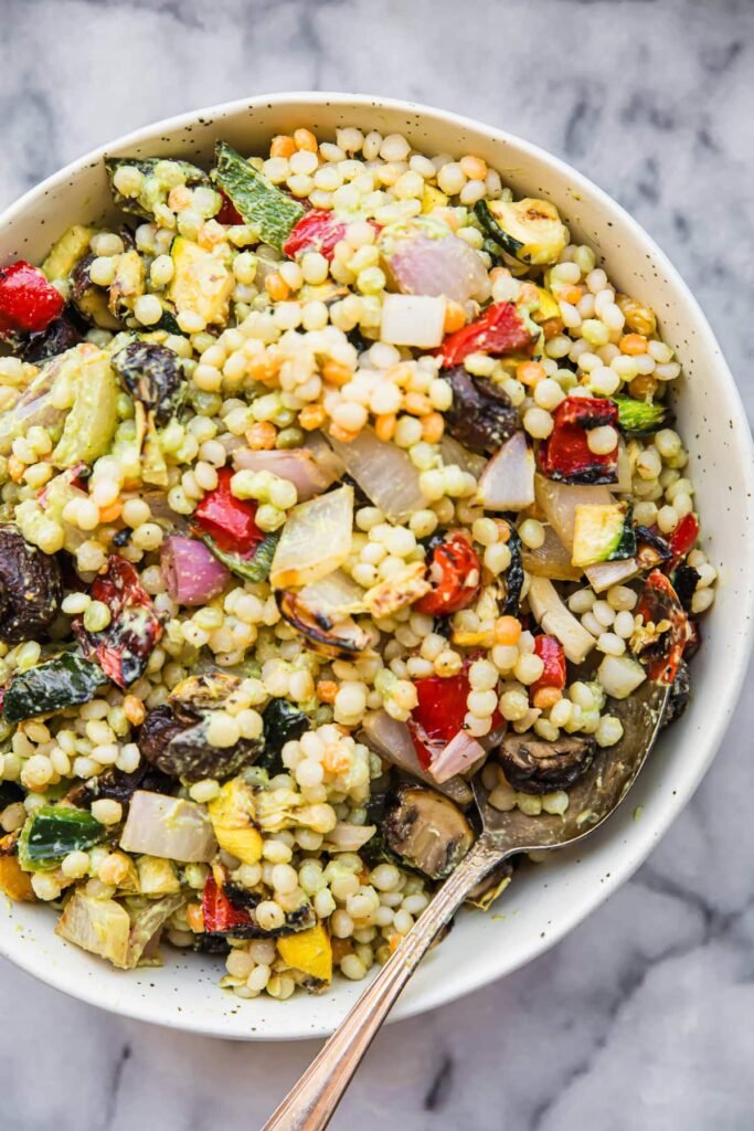 Salade De Couscous Méditerranéenne Aux Légumes Grillés Mes Recettes Faciles