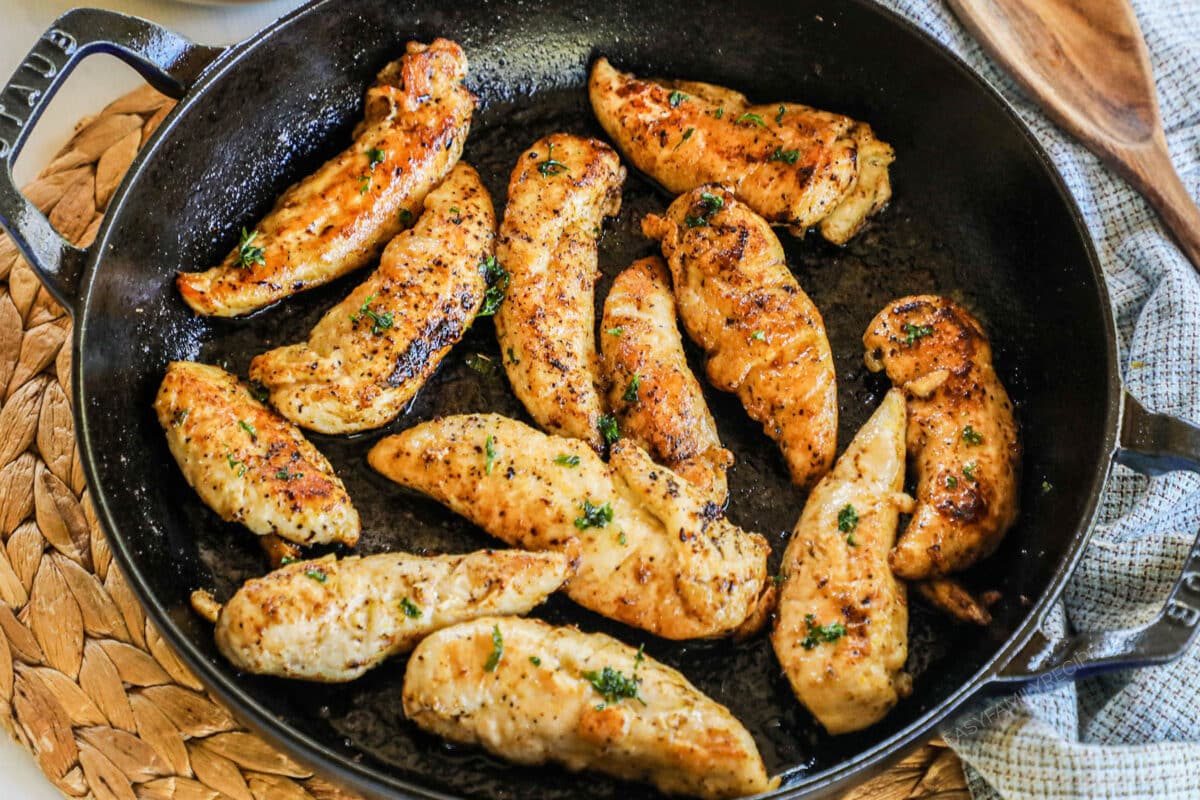 Tenders de Poulet au Citron et Poivre · Recettes Faciles pour la ...