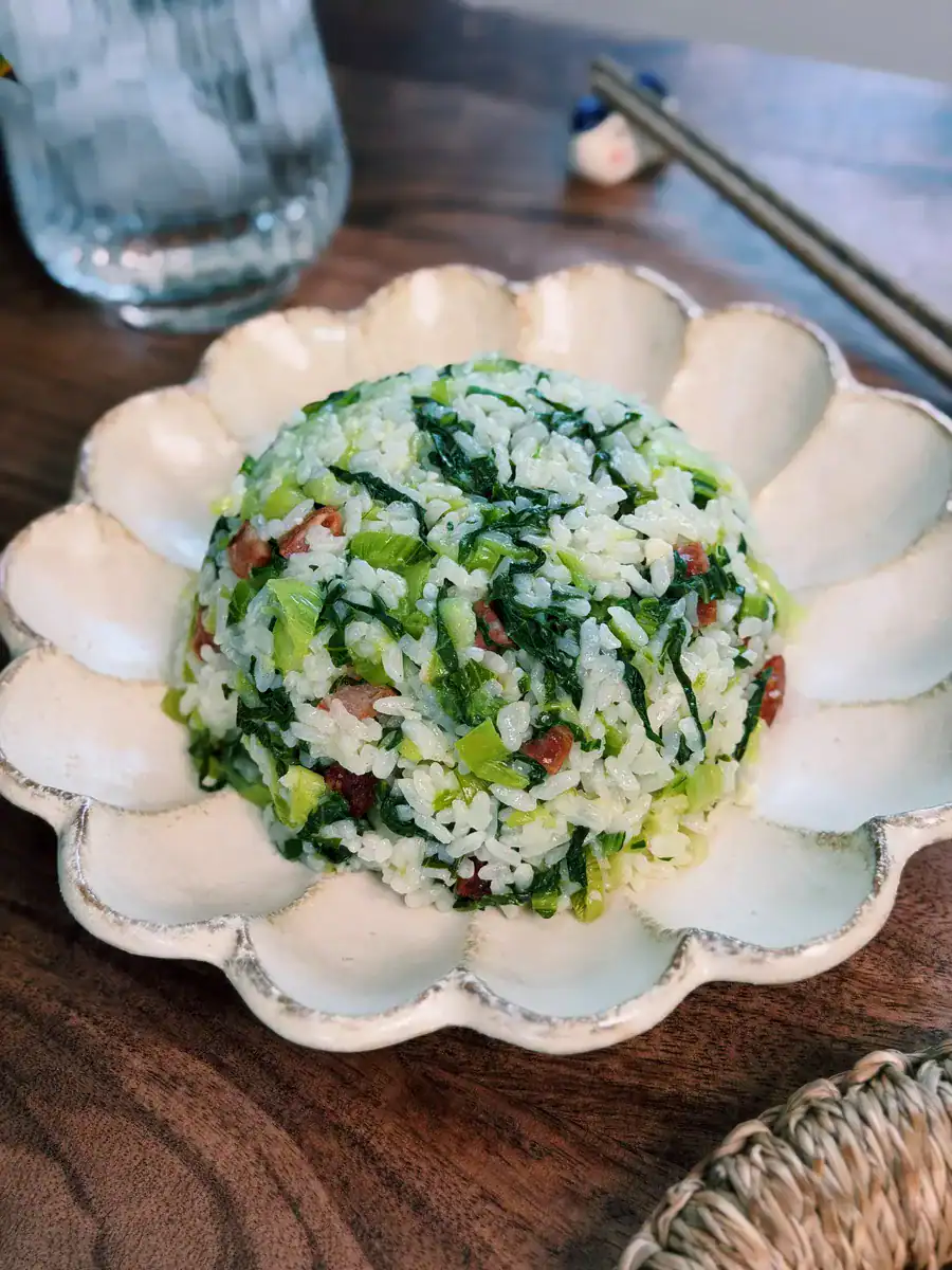 Cai Fan 菜飯 : Riz aux viandes salées et au bok choy – Mes Recettes Faciles